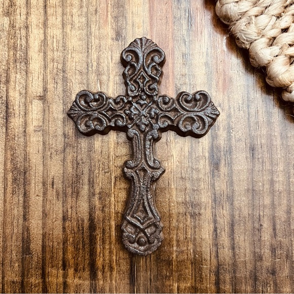 Wall Decor | Rustic Metal Decorative Cross | Poshmark